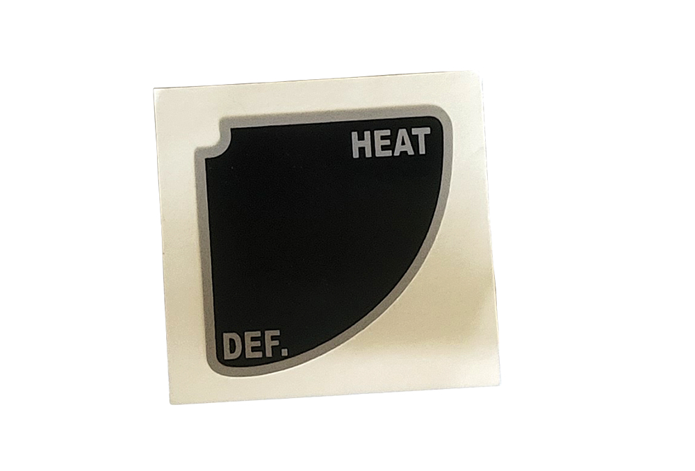 IH Parts America: Heater, Defrost Decal for 1961-71 Scout 80, Scout 800